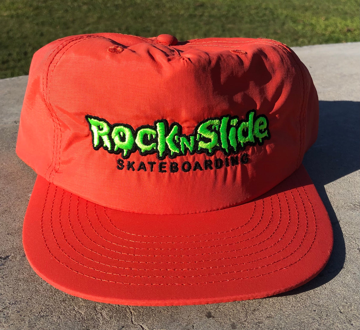 RockNSlide Snap Back Cap | Orange – Rock N Slide Skateboarding